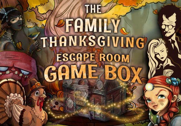THANKSGIVING BOX of 4 Fun Escape Room Kits | Print & Play | Save 60%