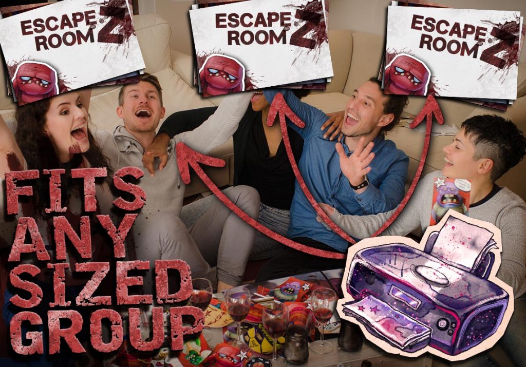 Escape Room Z | Zombie Apocalypse Printable Escape Room Kit