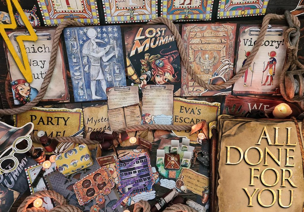 The Lost Mummy | Printable Escape Room Party Kit